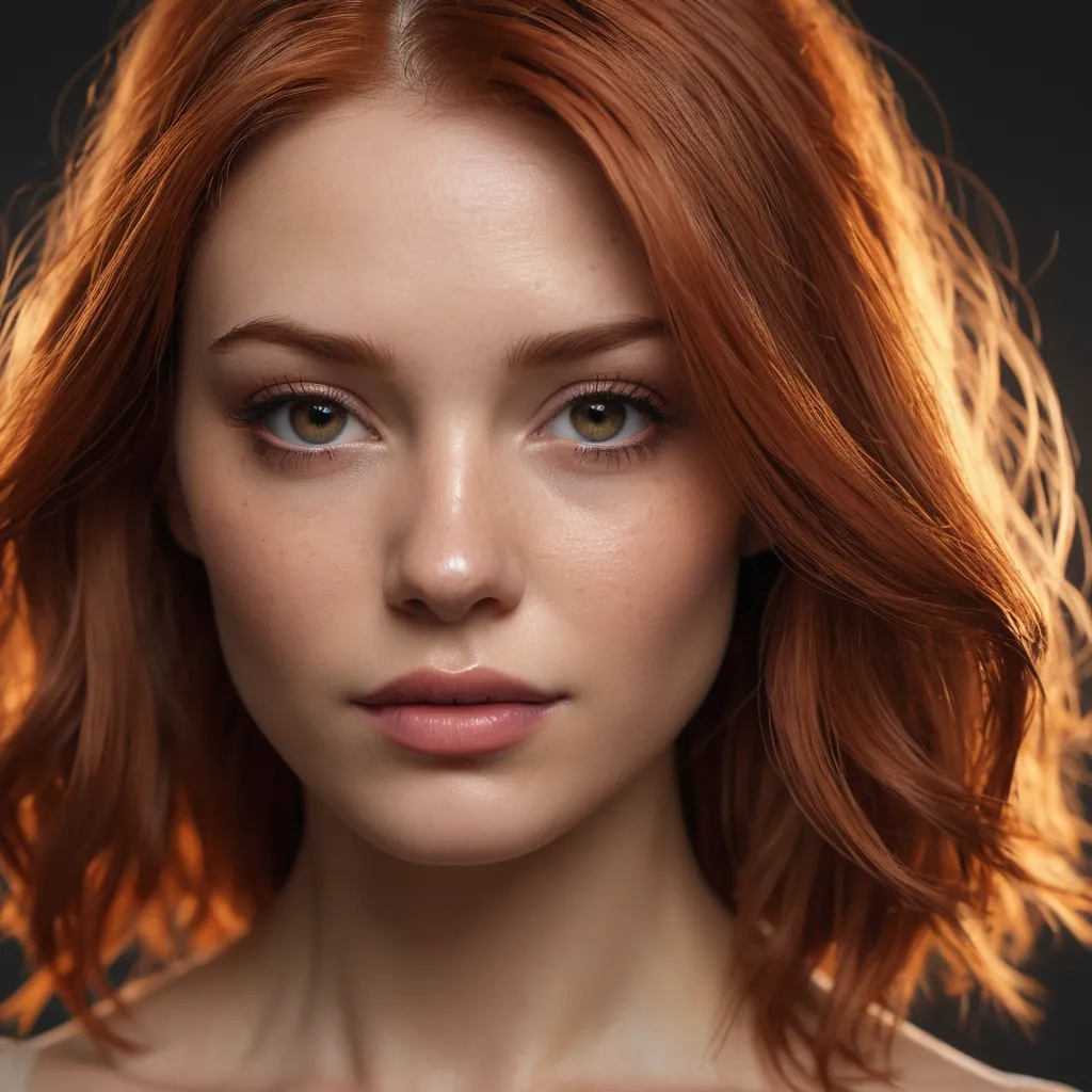 Transforming Red Hair with Light Brown Dye