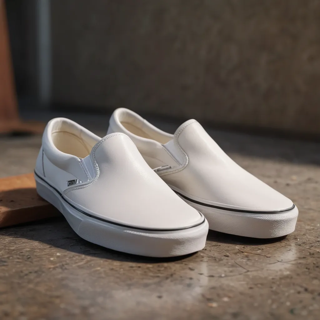 Exploring the Timeless Allure of Vans Plain White Slip-Ons